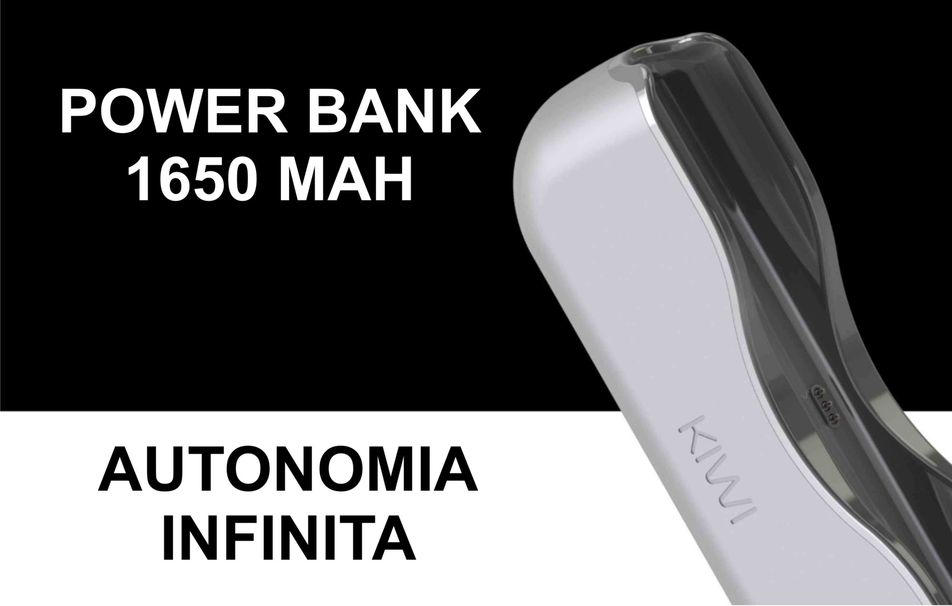 Kiwi Power Bank Single 1650 mah - Kiwi Vapor