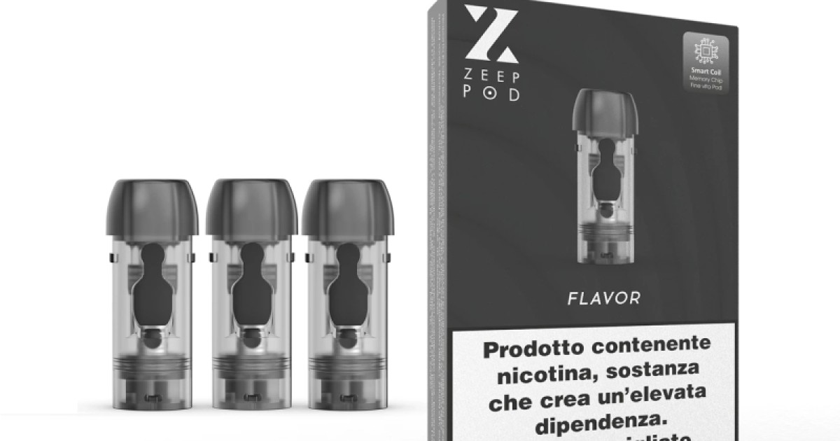 Pod Zeep 2 Open Fumè Satinata SS 1.2 Ohm 3pz - Puff e Youde